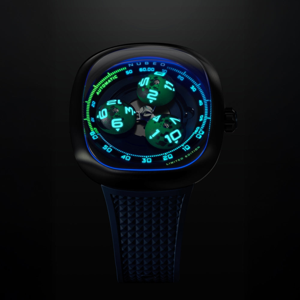Planetary Blue | Tri-star Orbit Automatic Limited Edition