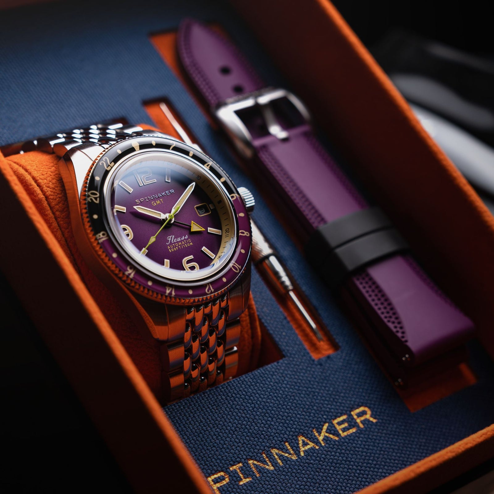 Dull Violet | Fleuss GMT Automatic