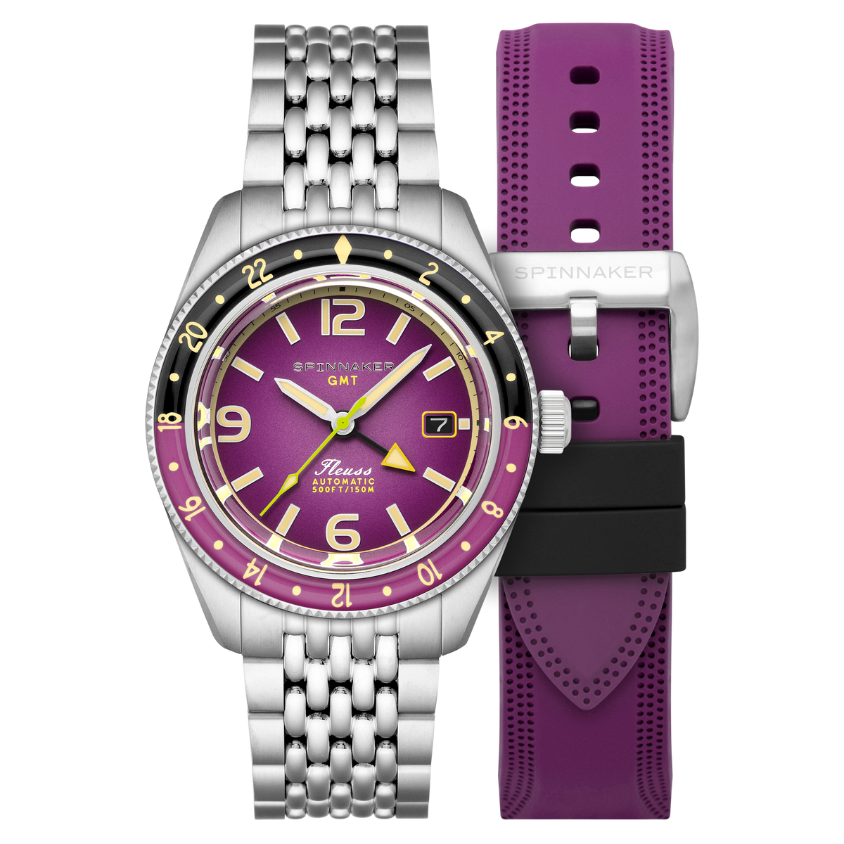 Dull Violet | Fleuss GMT Automatic